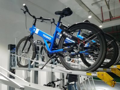 double stacking bike rack